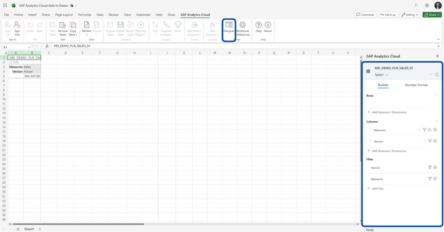 SAP Analytics Cloud und Excel: Ein Leitfaden zur Visualisierung Ihrer Daten