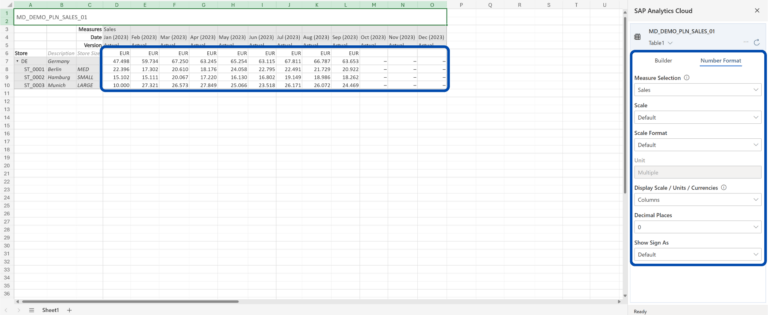 SAP Analytics Cloud und Excel: Ein Leitfaden zur Visualisierung Ihrer Daten