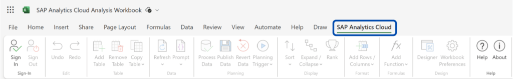 SAP Analytics Cloud und Excel: Ein Leitfaden zur Visualisierung Ihrer Daten